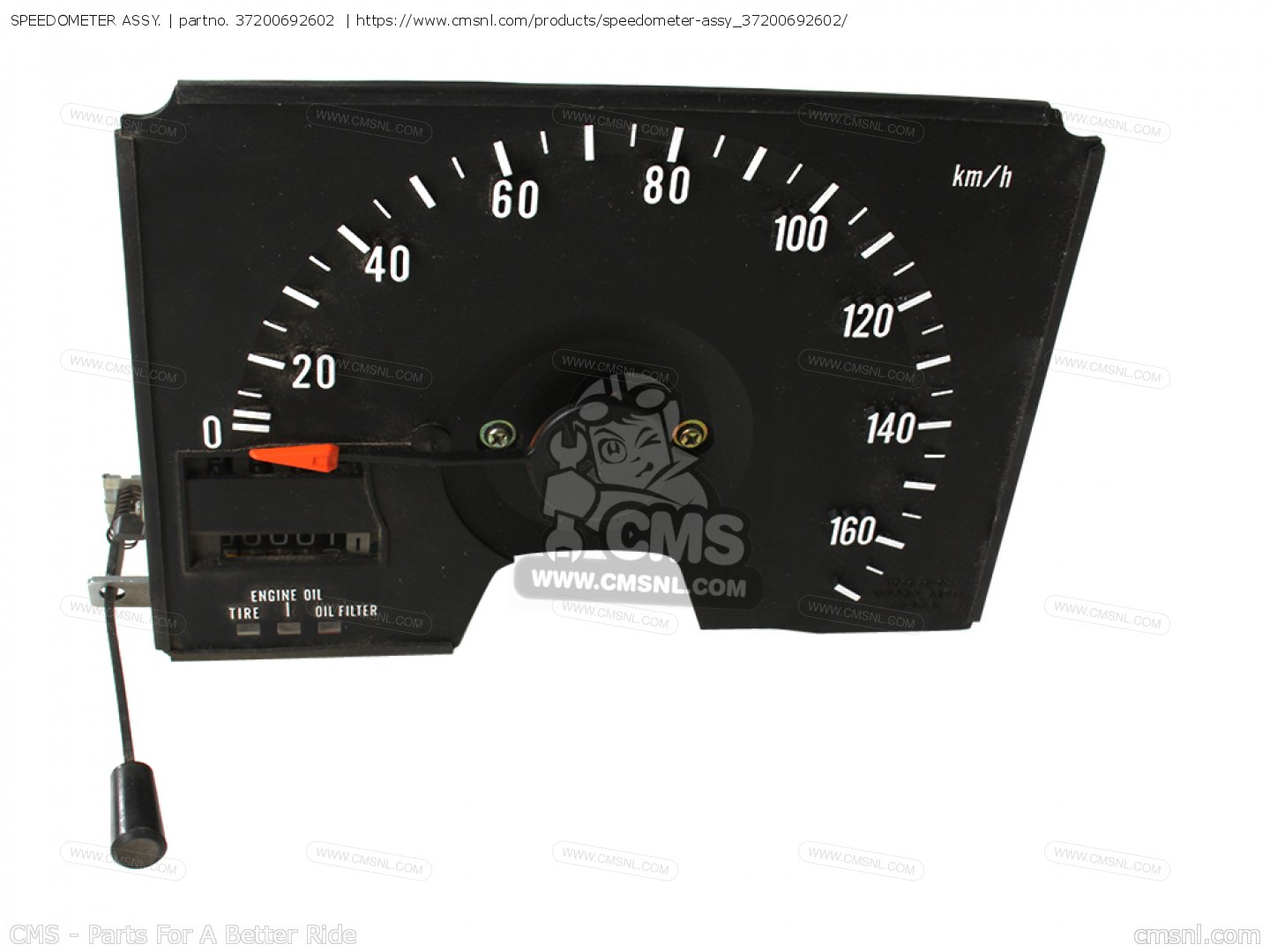 37200692602: SPEEDOMETER ASSY. Honda - buy the 37200-692-602 at CMSNL