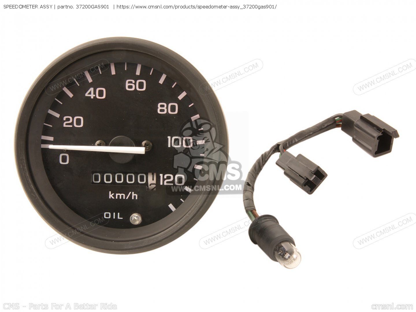 37200GAS901: Speedometer Assy Honda - buy the 37200-GAS-901 at CMSNL