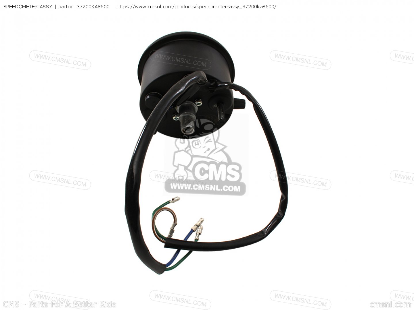 37200KA8600: SPEEDOMETER ASSY. Honda - buy the 37200-KA8-600 at CMSNL