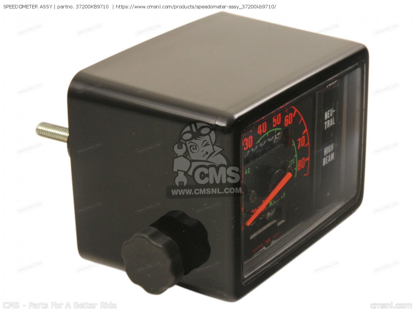 37200KB9710: SPEEDOMETER ASSY Honda - buy the 37200-KB9-710 at CMSNL