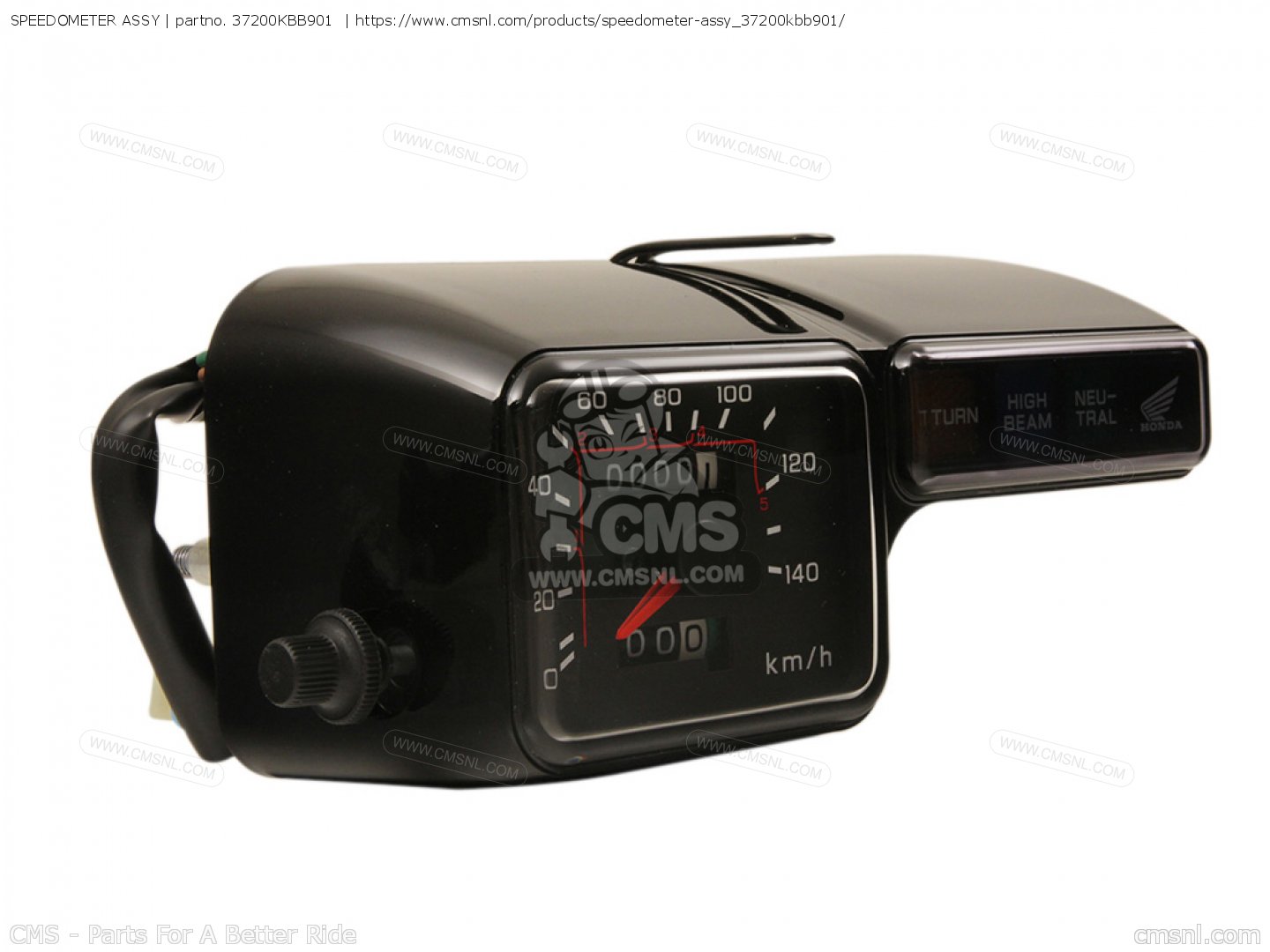 37200KBB901: SPEEDOMETER ASSY Honda - buy the 37200-KBB-901 at CMSNL