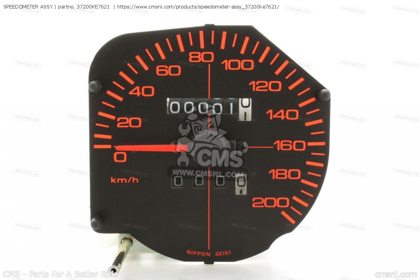 37200KE7621: SPEEDOMETER ASSY Honda - buy the 37200-KE7-621 at CMSNL