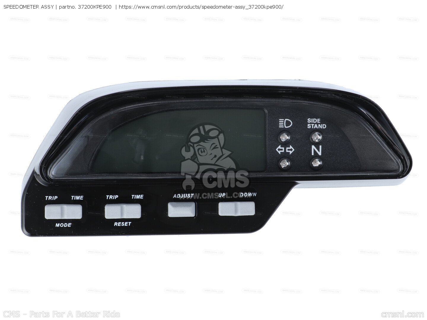 37200KPE900: SPEEDOMETER ASSY Honda - buy the 37200-KPE-900 at CMSNL