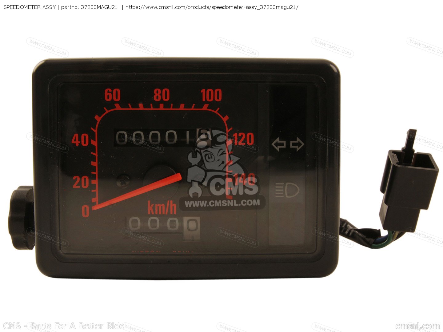 37200MAGU21: SPEEDOMETER ASSY Honda - buy the 37200-MAG-U21 at CMSNL