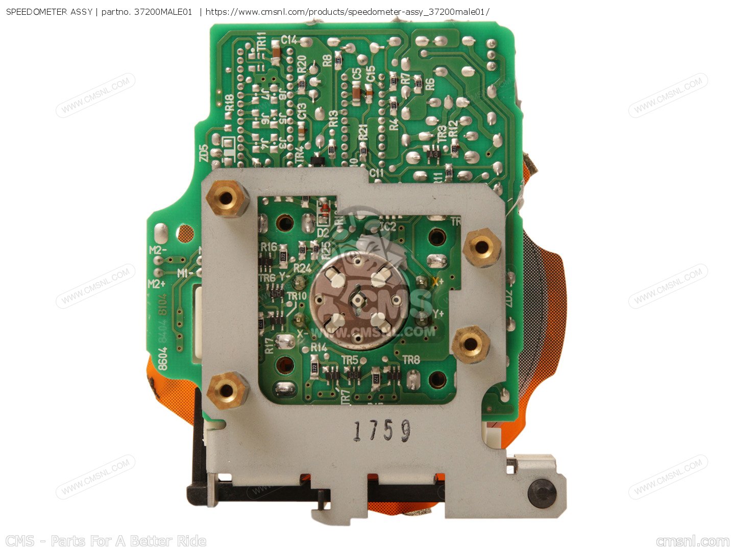 37200MALE01: SPEEDOMETER ASSY Honda - buy the 37200-MAL-E01 at CMSNL