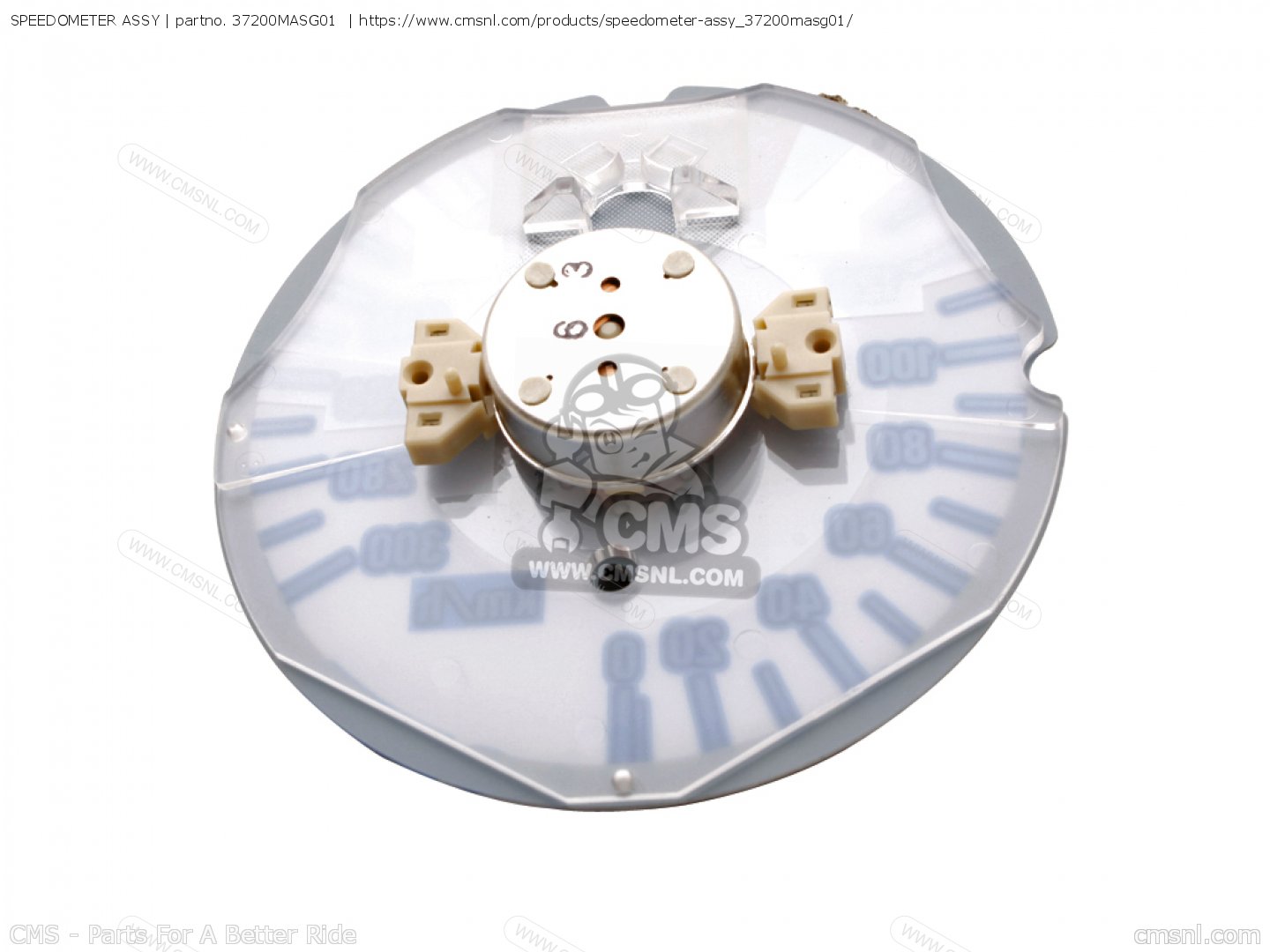 SPEEDOMETER ASSY for CBR900RR FIREBLADE 1998 (W) GERMANY / KPH - order ...