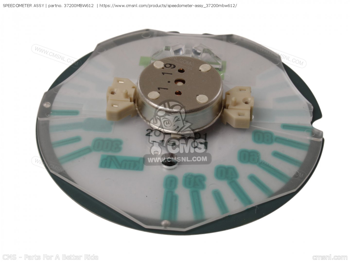 37200MBW612: SPEEDOMETER ASSY Honda - buy the 37200-MBW-612 at CMSNL