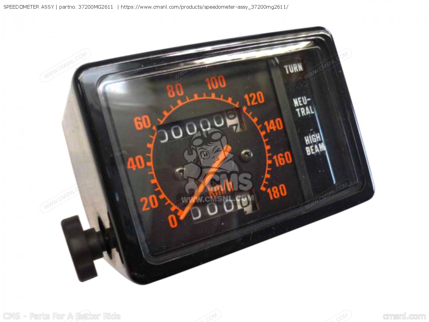 37200MG2611: SPEEDOMETER ASSY Honda - buy the 37200-MG2-611 at CMSNL