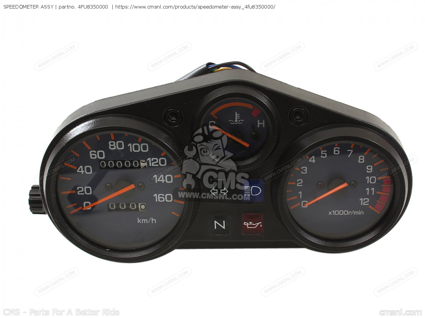 SPEEDOMETER ASSY for TDR125 1996 4GW4 ENGLAND 264GW-300E1 - order at CMSNL