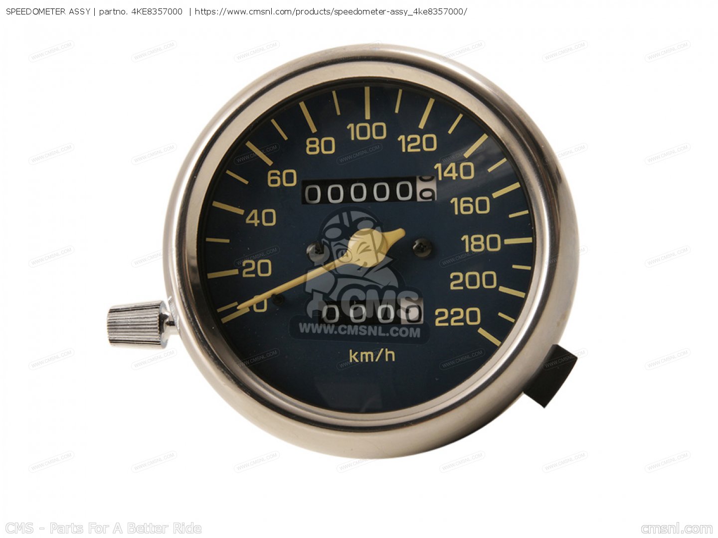 4KE8357000: SPEEDOMETER ASSY Yamaha - buy the 4KE-83570-00-00 at CMSNL