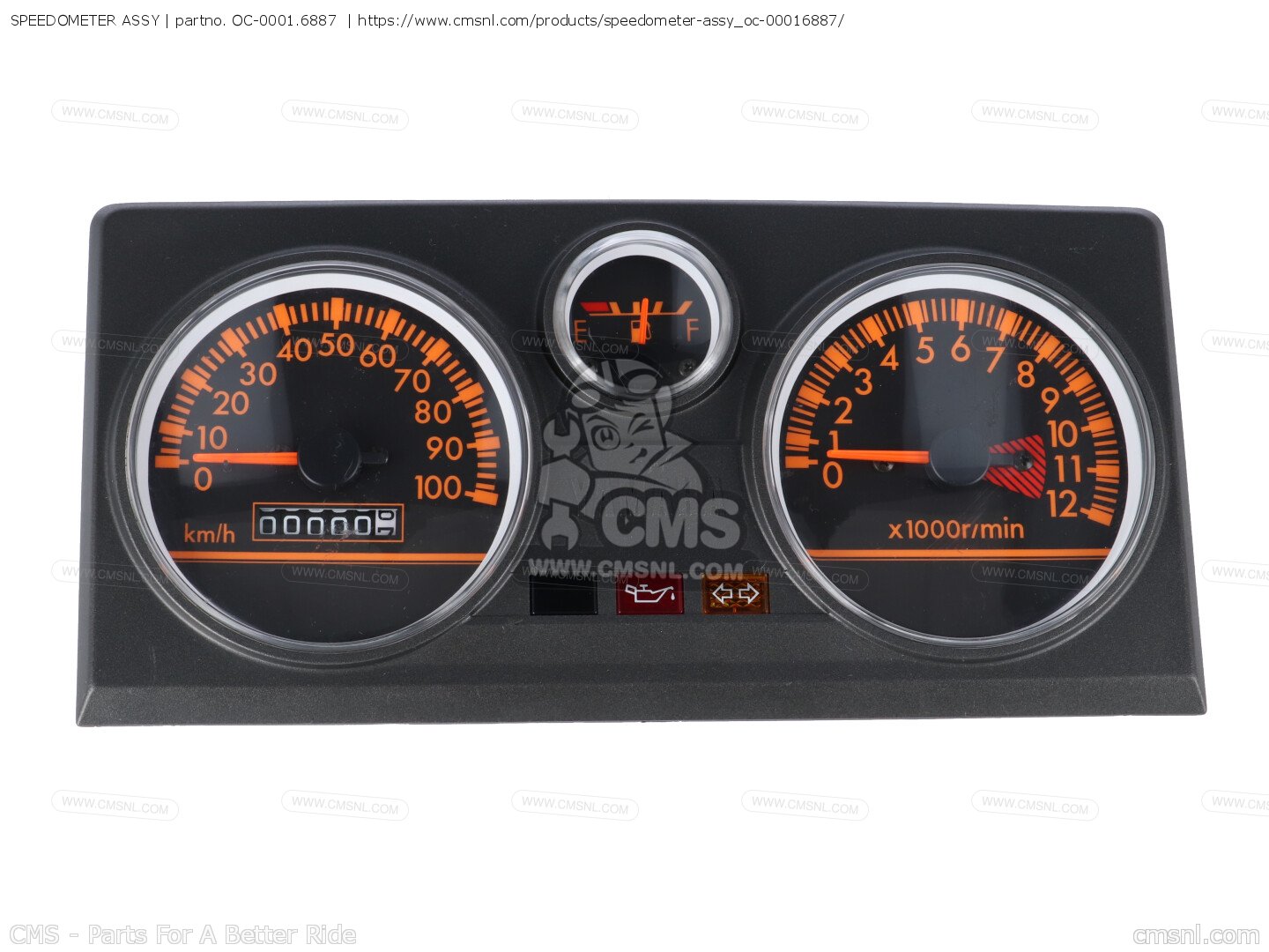OC-0001.6887: Speedometer Assy Yamaha , an alternative for 3EC-83500-30 ...