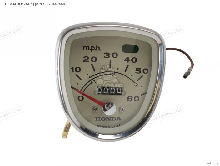 SPEEDOMETER ASSY for C65 1976 AUSTRALIA - order at CMSNL
