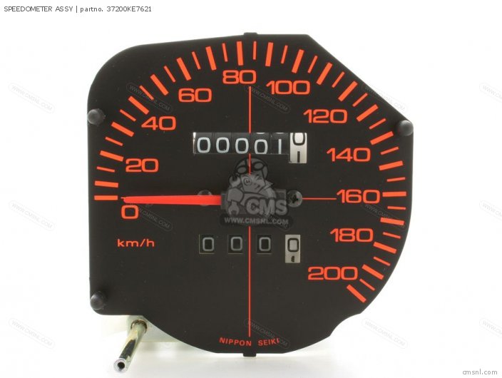 37200KE7621: SPEEDOMETER ASSY Honda - buy the 37200-KE7-621 at CMSNL