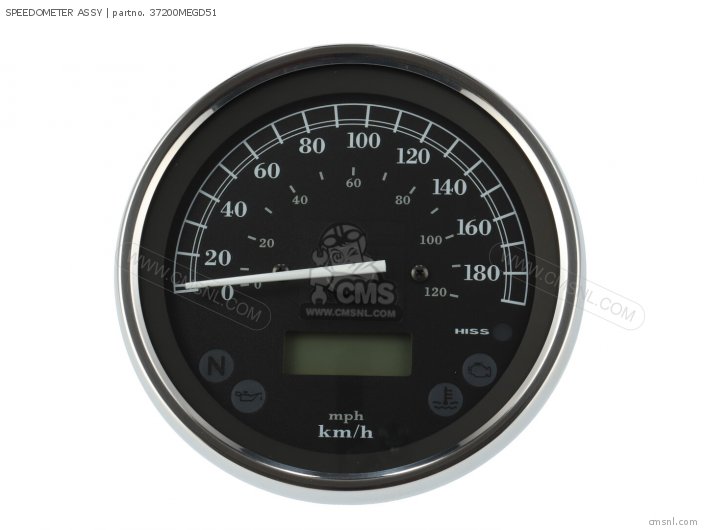 37200MEGD51: SPEEDOMETER ASSY Honda - buy the 37200-MEG-D51 at CMSNL