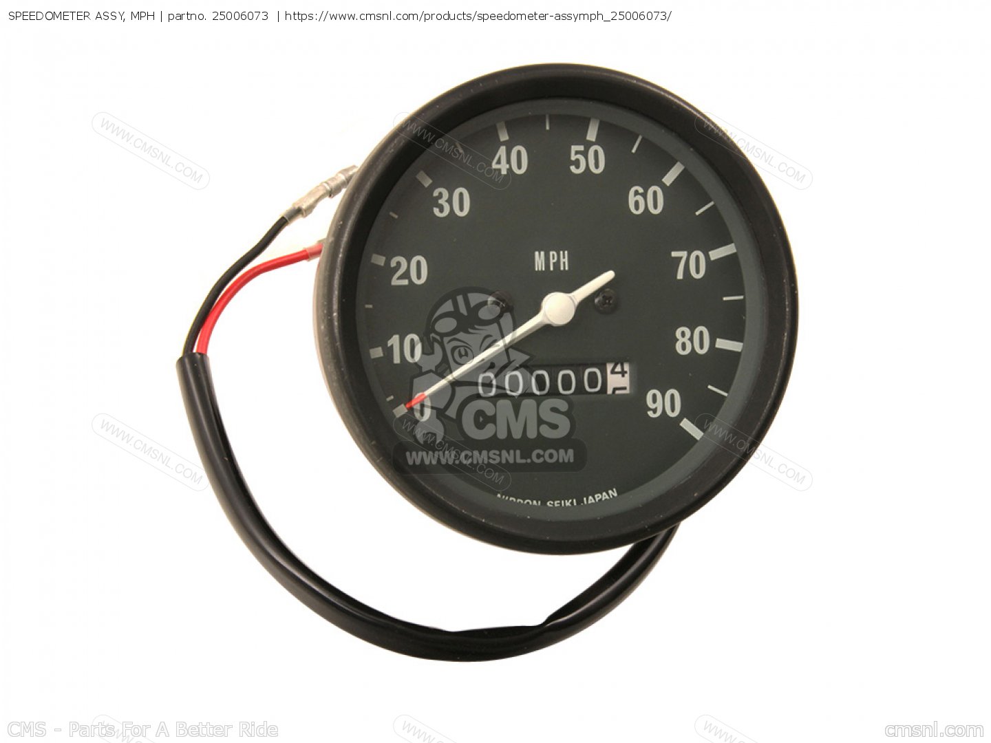 25006073: Speedometer Assy, Mph Kawasaki - buy the 25006-073 at CMSNL