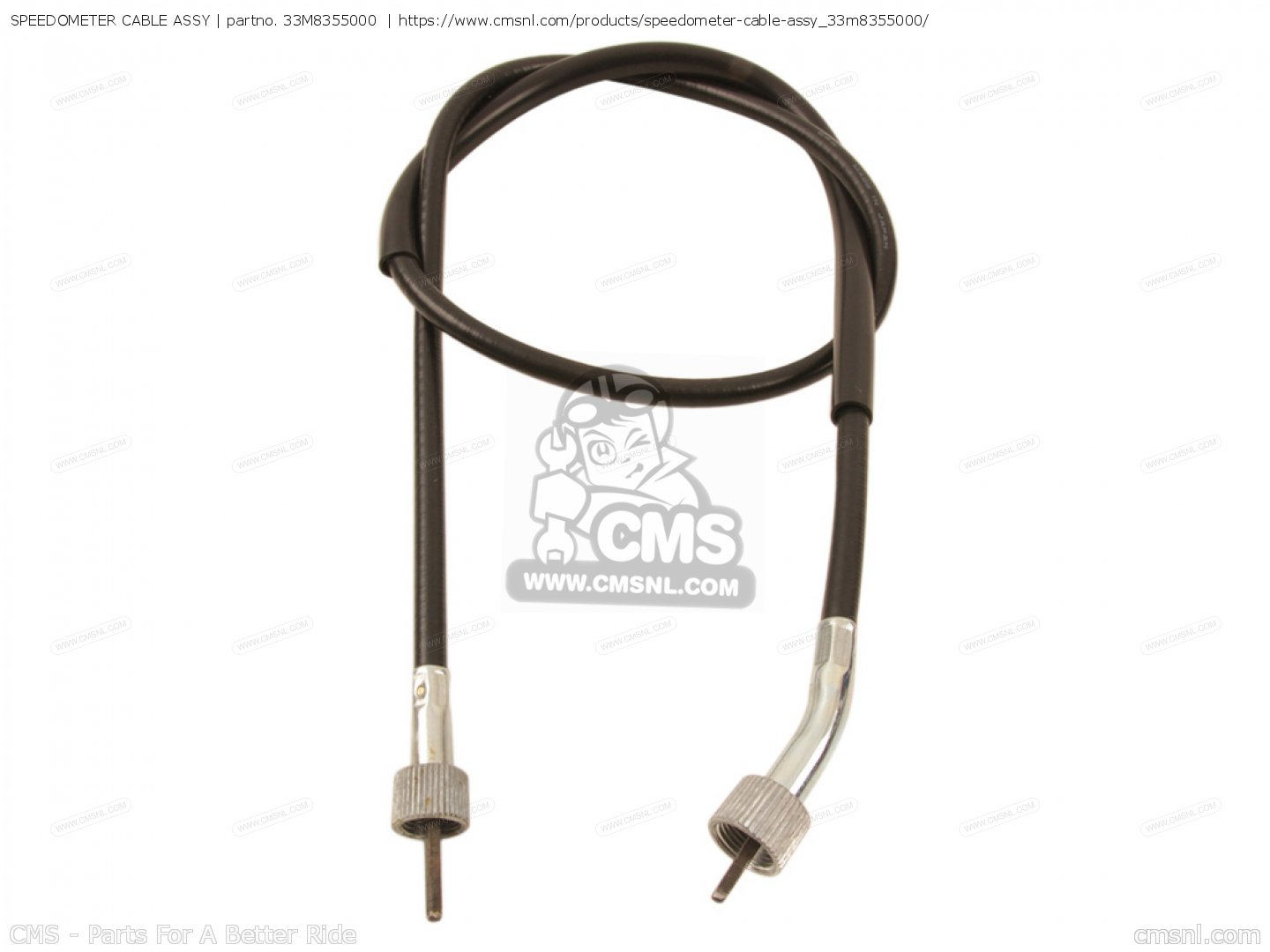 33M8355000: SPEEDOMETER CABLE ASSY Yamaha - buy the 33M-83550-00-00 at ...