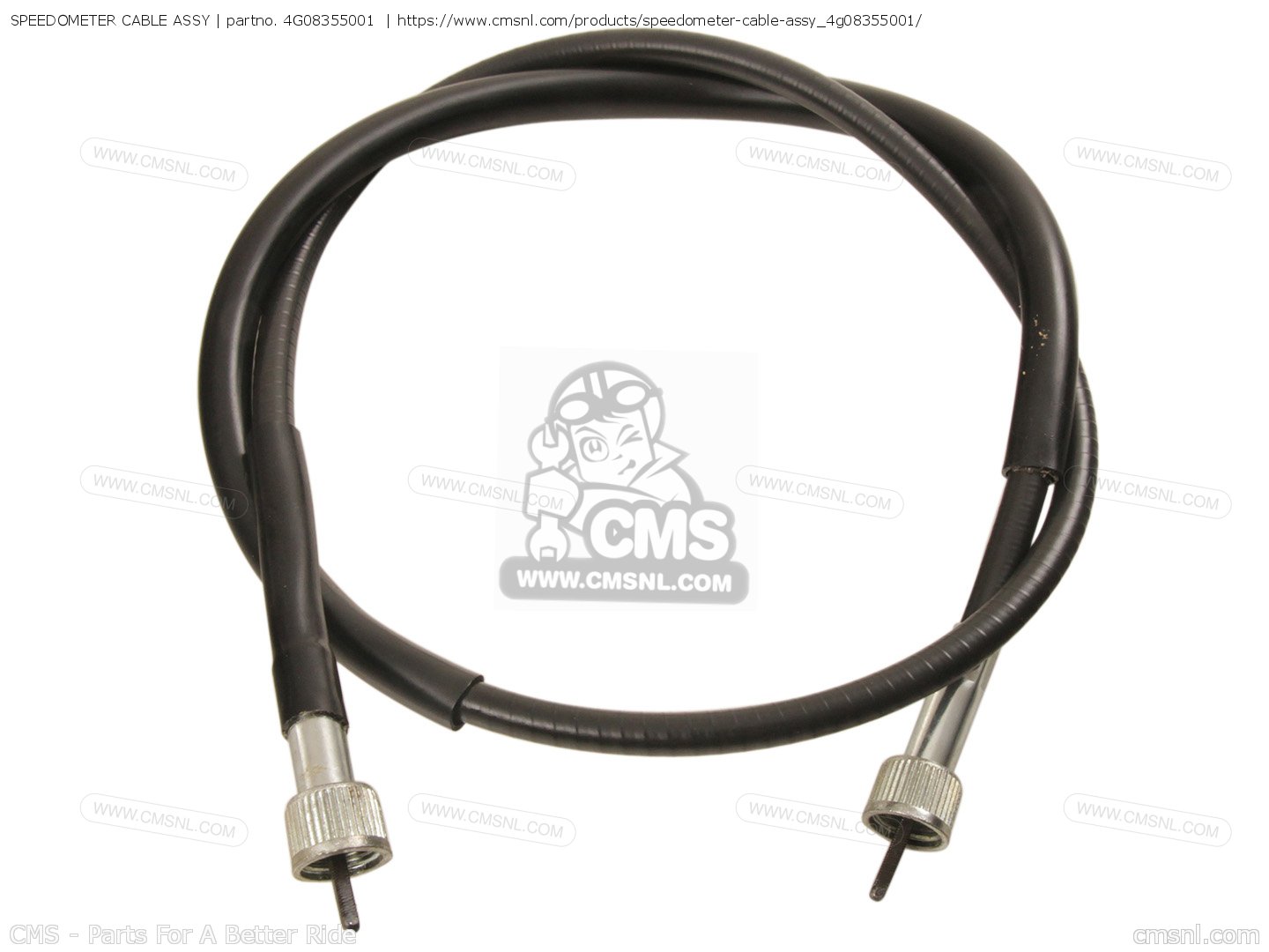4G08355001: SPEEDOMETER CABLE ASSY Yamaha - buy the 4G0-83550-01-00 at ...