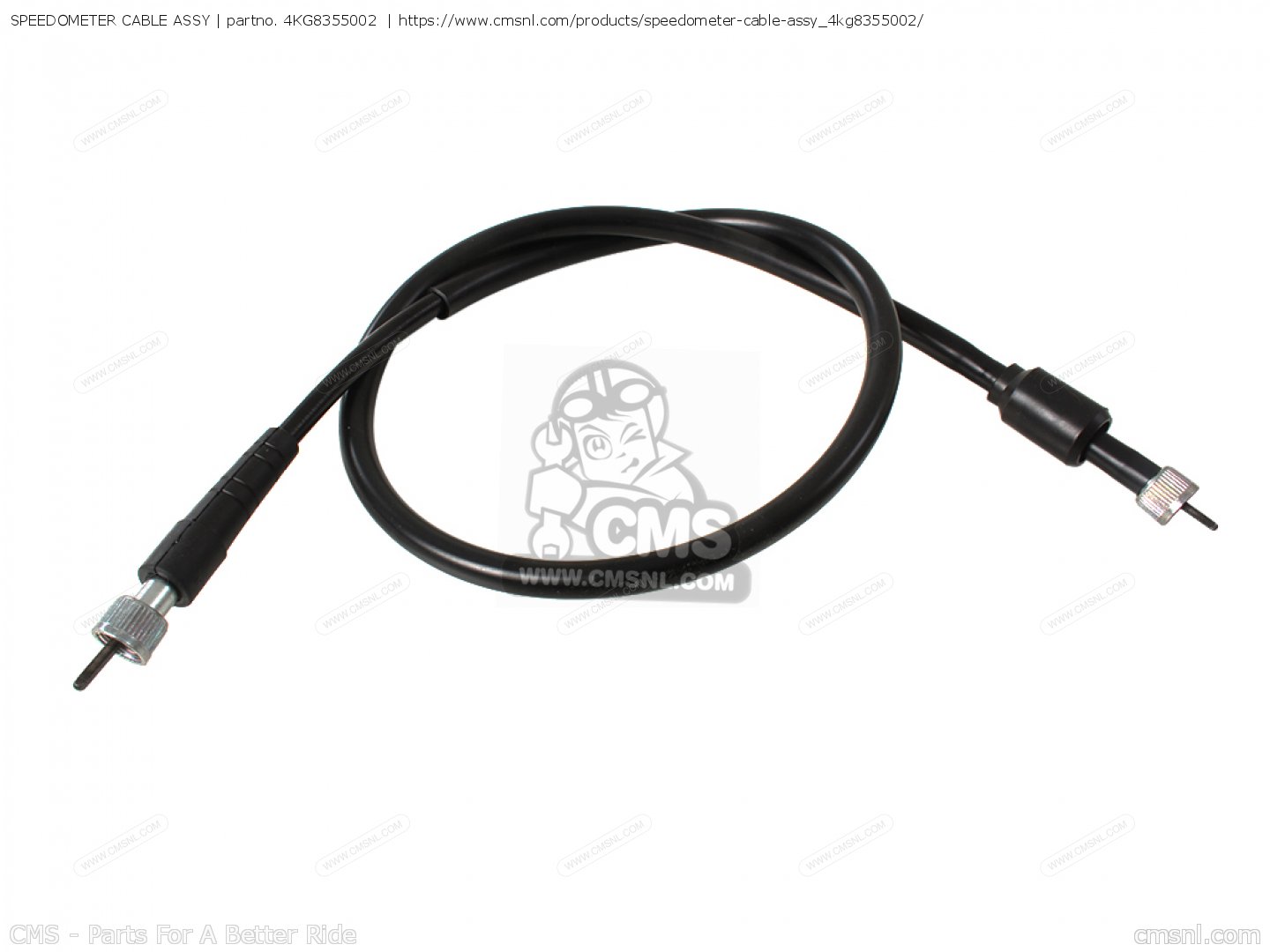 4KG8355002: SPEEDOMETER CABLE ASSY Yamaha - buy the 4KG-83550-02-00 at ...