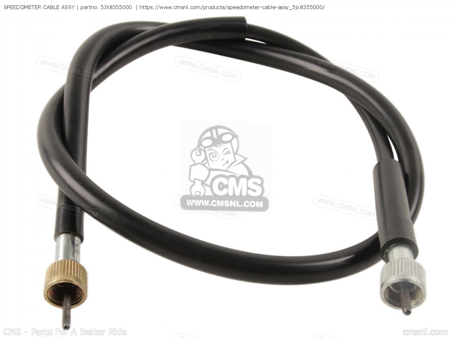 SPEEDOMETER CABLE ASSY for XVS125 2000 5JX1 GERMANY 105JX-300E3 - order ...