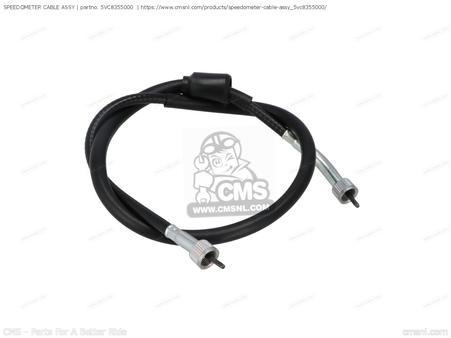 5VC8355000: SPEEDOMETER CABLE ASSY Yamaha - buy the 5VC-83550-00-00 at ...