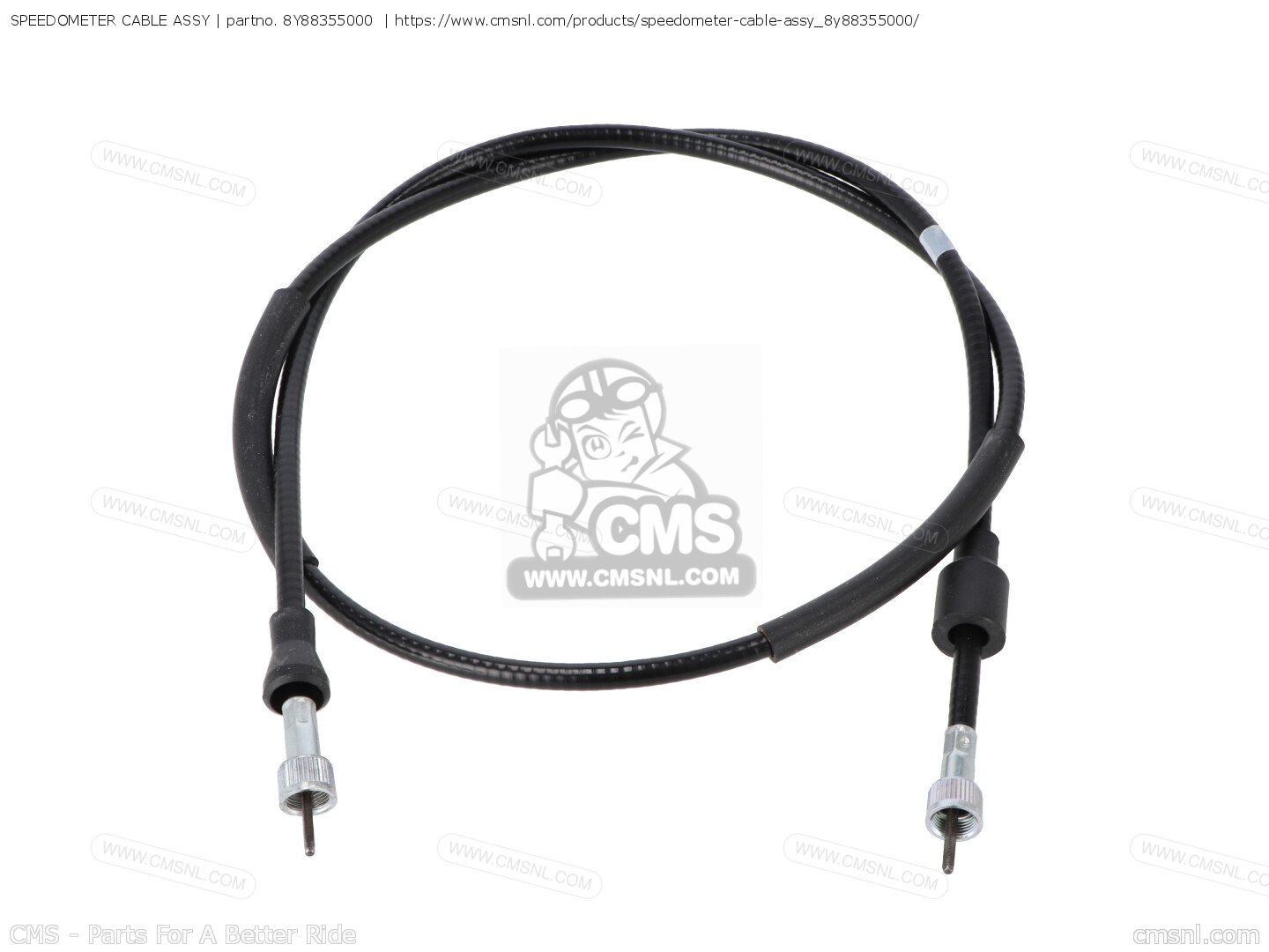 8Y88355000: SPEEDOMETER CABLE ASSY Yamaha - buy the 8Y8-83550-00-00 at ...