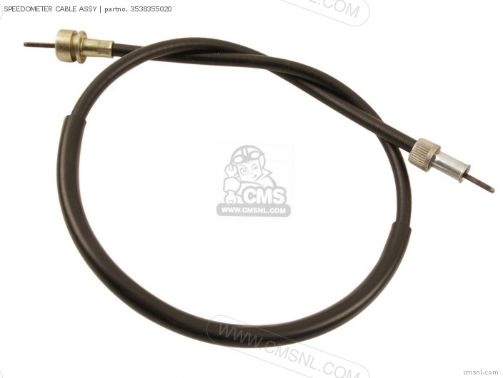 3538355020: SPEEDOMETER CABLE ASSY Yamaha - buy the 353-83550-20-00 at ...