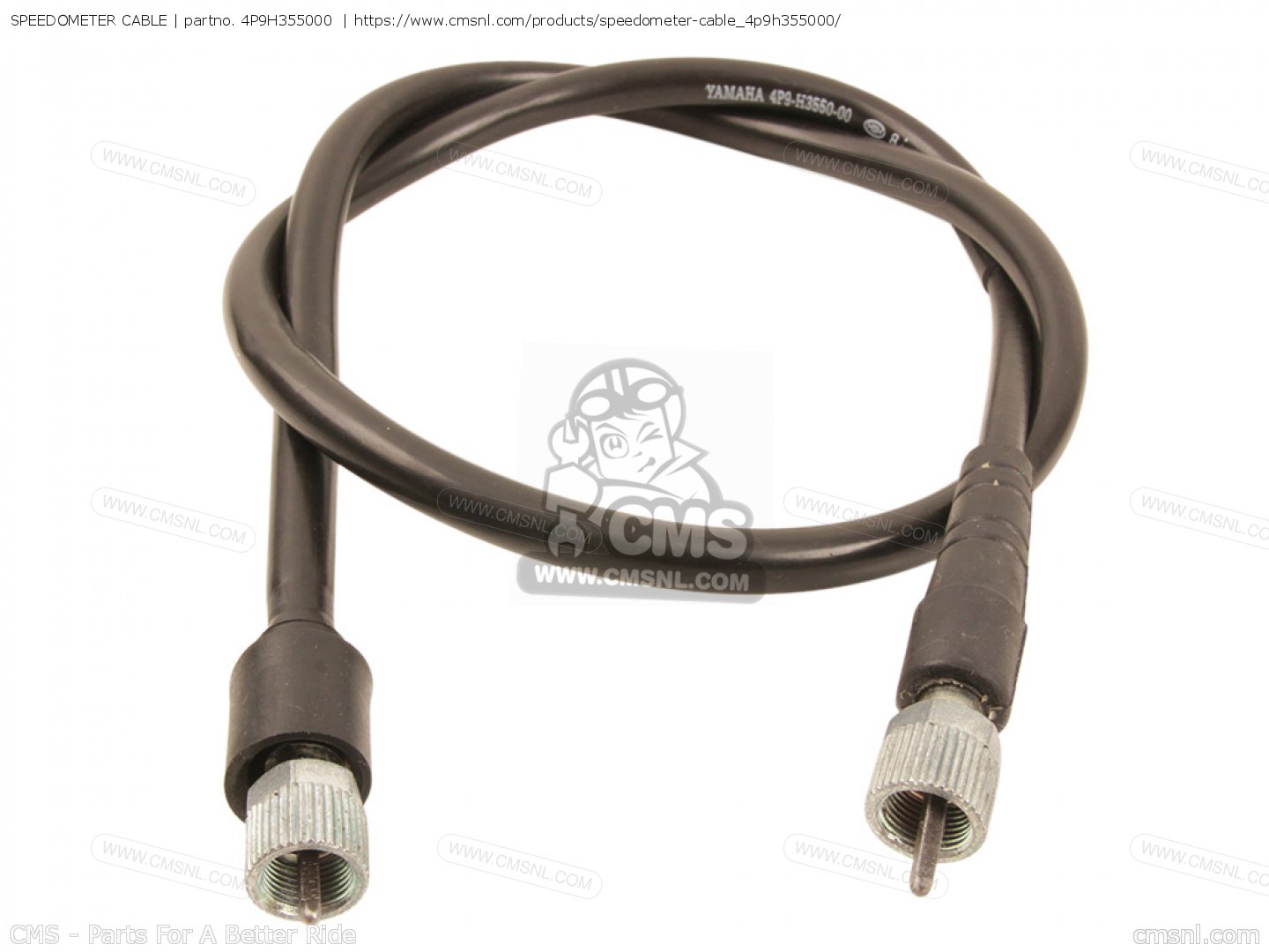 4P9H355000: SPEEDOMETER CABLE Yamaha - buy the 4P9-H3550-00-00 at CMSNL