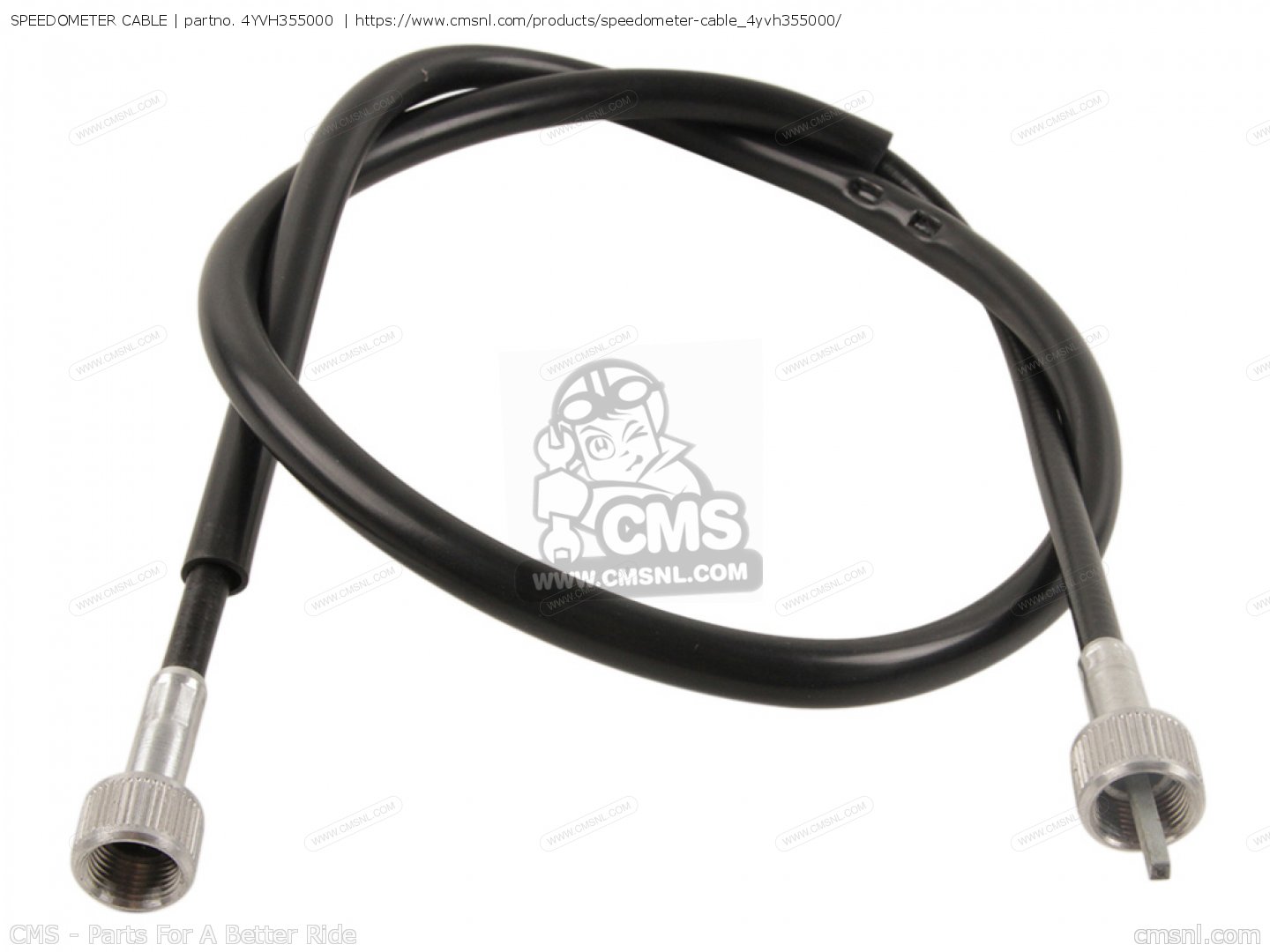 4YVH355000: SPEEDOMETER CABLE Yamaha - buy the 4YV-H3550-00-00 at CMSNL