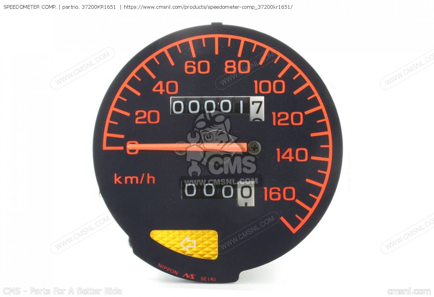 37200KR1651: Speedometer Comp. Honda - buy the 37200-KR1-651 at CMSNL