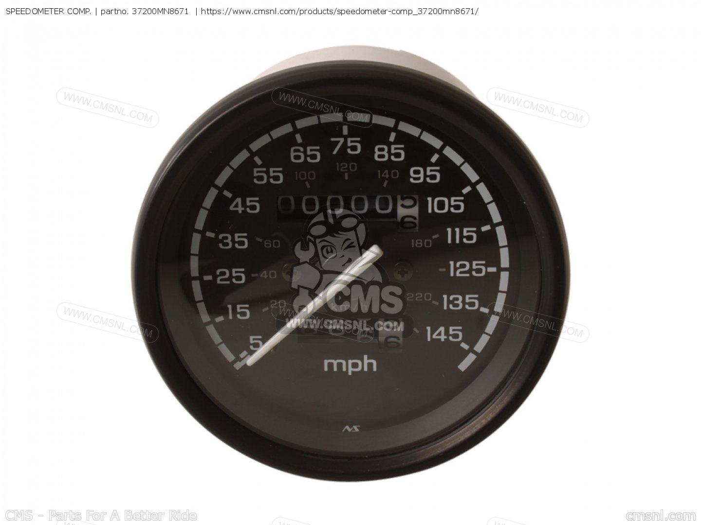 37200MN8671: Speedometer Comp. Honda - buy the 37200-MN8-671 at CMSNL