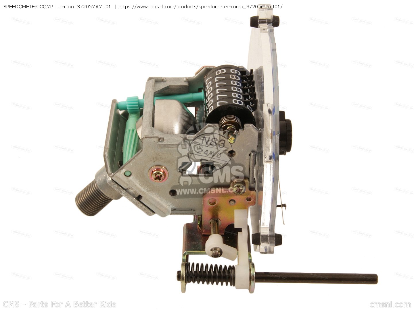 SPEEDOMETER COMP for GL1500A GOLDWING ASPENCADE 2000 (Y) USA CALIFORNIA ...