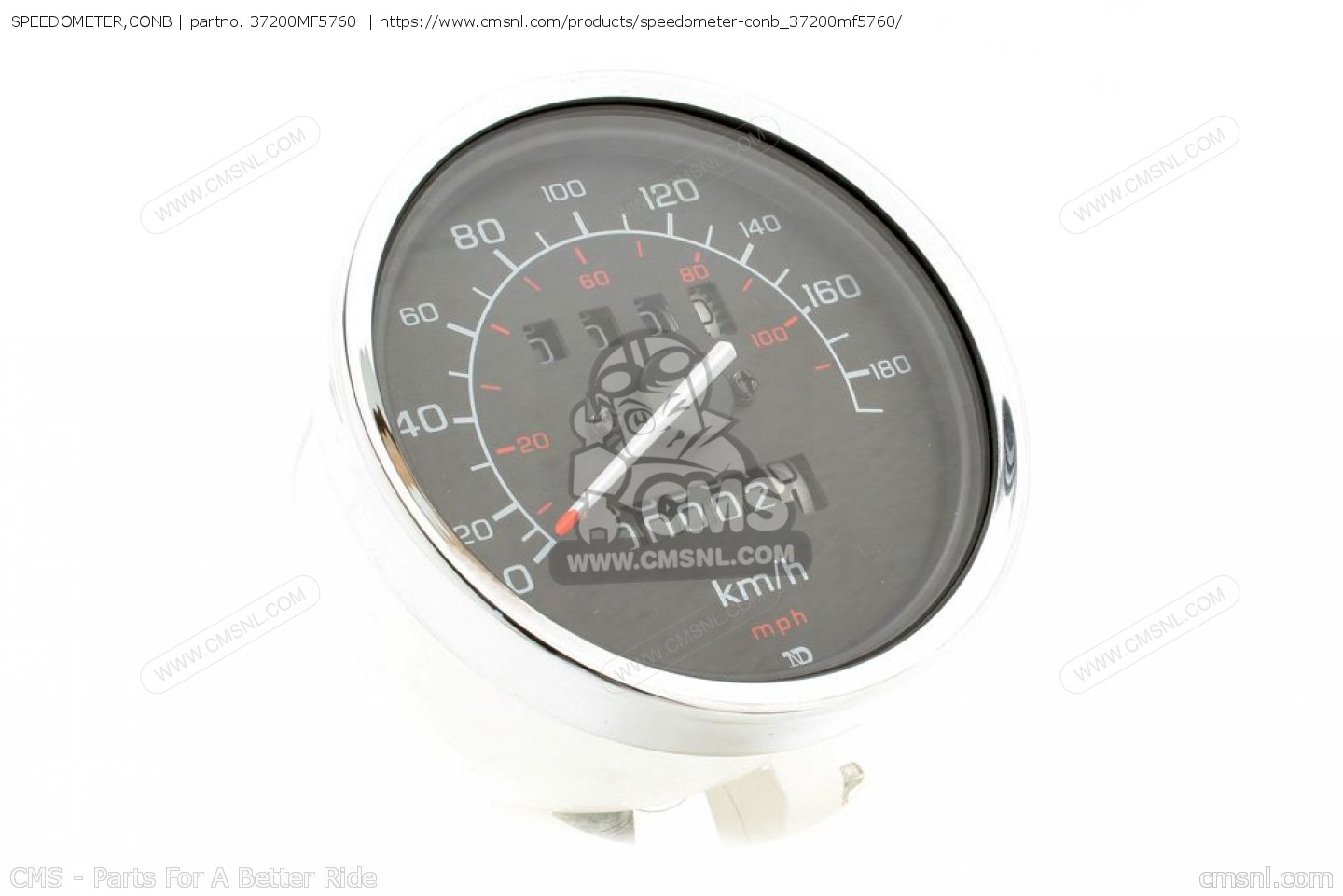 37200MF5760: Speedometer,conb Honda - buy the 37200-MF5-760 at CMSNL