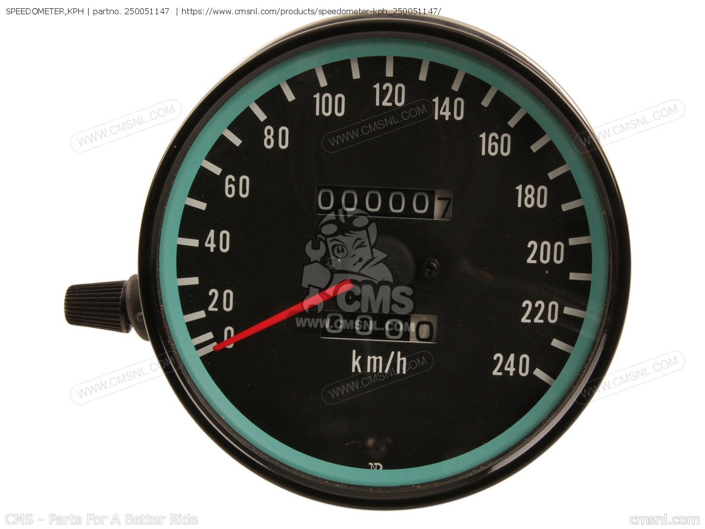 SPEEDOMETER,KPH for KZ750K1 1983 USA CANADA / LTD BELT DRIVE - order at ...