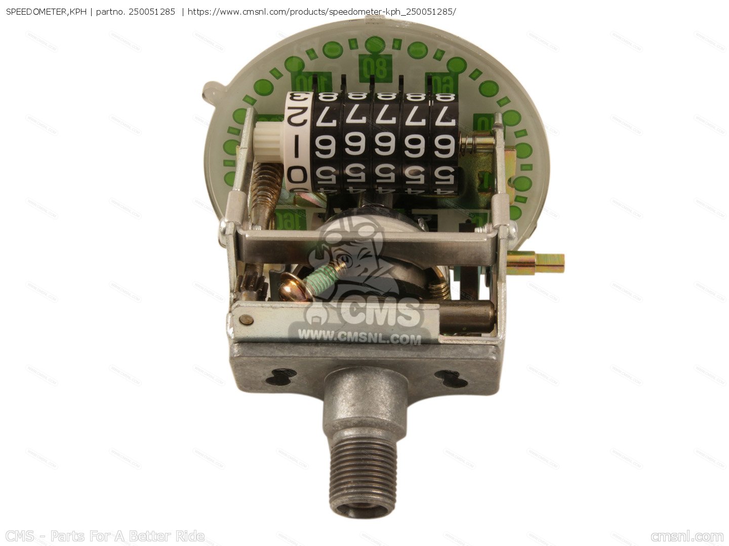 250051285: SPEEDOMETER,KPH Kawasaki - buy the 25005-1285 at CMSNL