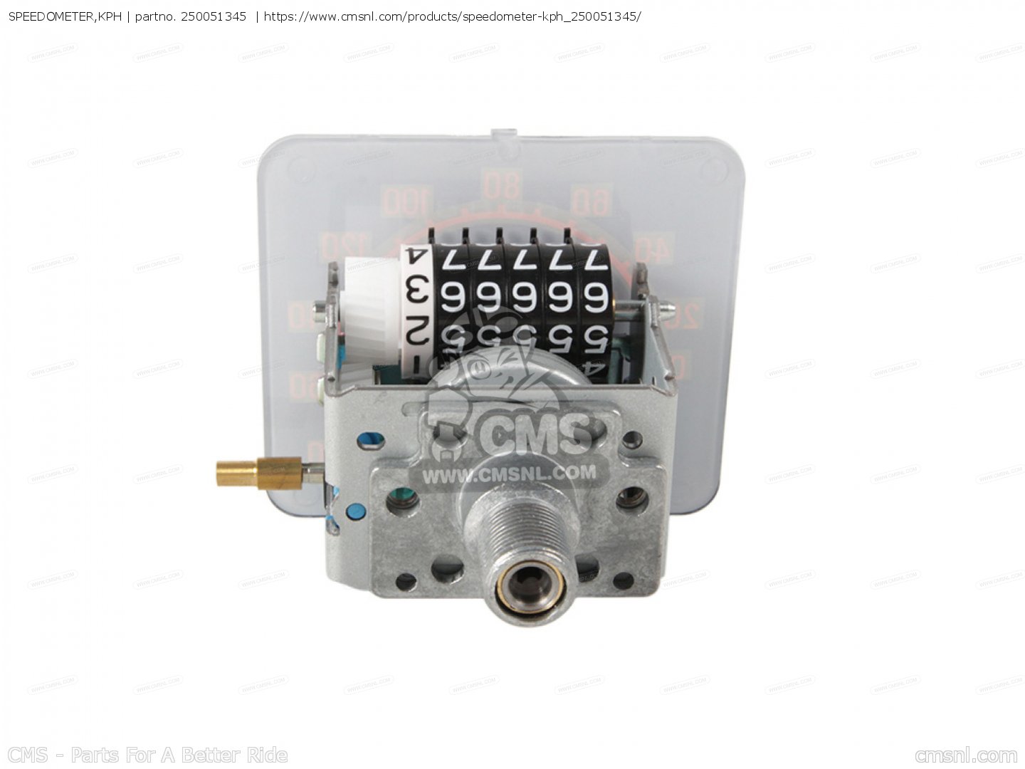 250051345: Speedometer,kph Kawasaki - buy the 25005-1345 at CMSNL