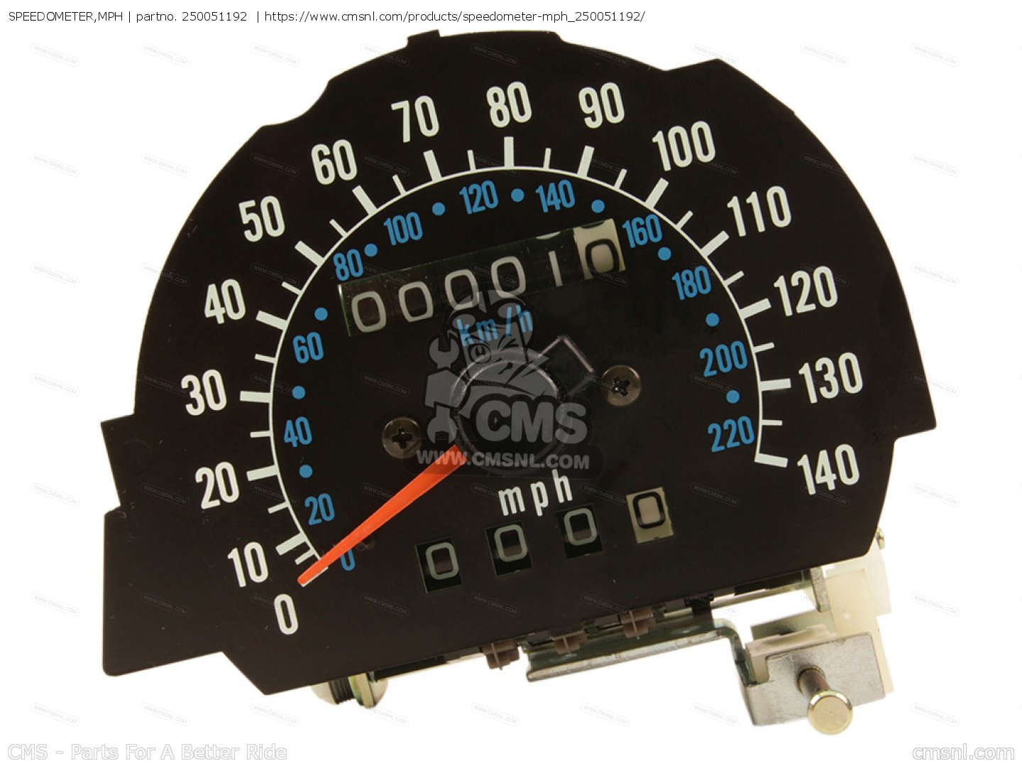 SPEEDOMETER,MPH for Z550G2 GT550 1984 UNITED KINGDOM FR FG - order at CMSNL
