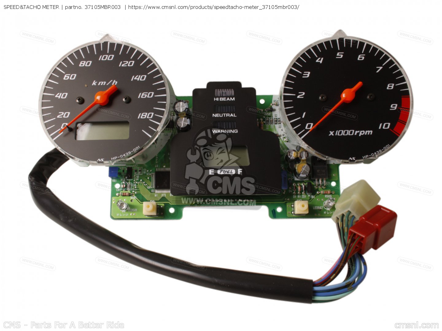 37105MBR003: SPEED&TACHO METER Honda - buy the 37105-MBR-003 at CMSNL