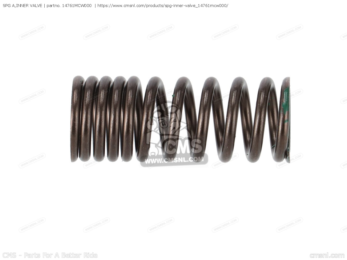 14761MCW000: Spg A,inner Valve Honda - buy the 14761-MCW-000 at CMSNL