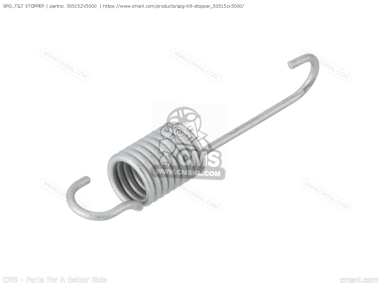 50515ZV5000: Spg.,tilt Stopper Honda - buy the 50515-ZV5-000 at CMSNL