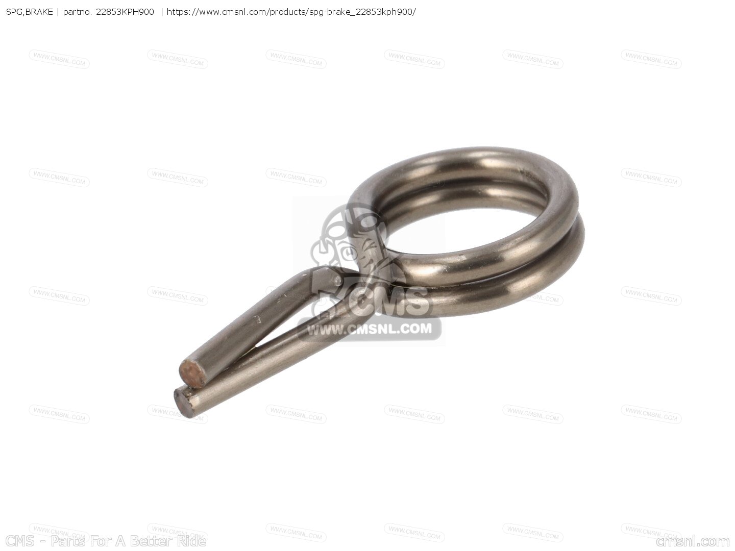 22853KPH900: SPG,BRAKE Honda - buy the 22853-KPH-900 at CMSNL