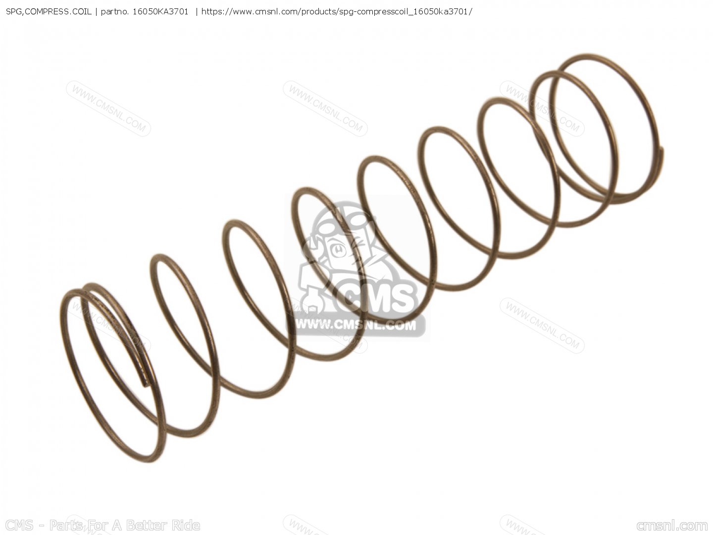 16050KA3701: SPG,COMPRESS.COIL Honda - buy the 16050-KA3-701 at CMSNL