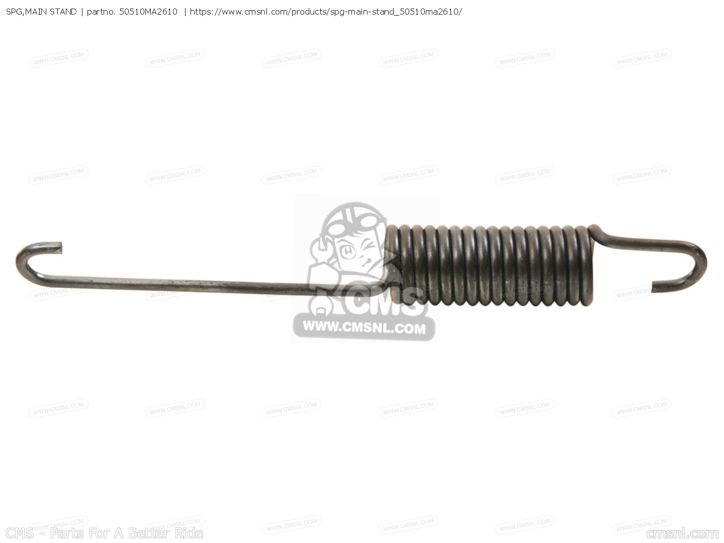 50510MA2610: SPG,MAIN STAND Honda - buy the 50510-MA2-610 at CMSNL