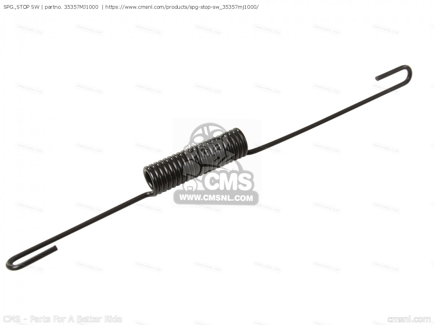 35357MJ1000: SPG.,STOP SW Honda - buy the 35357-MJ1-000 at CMSNL