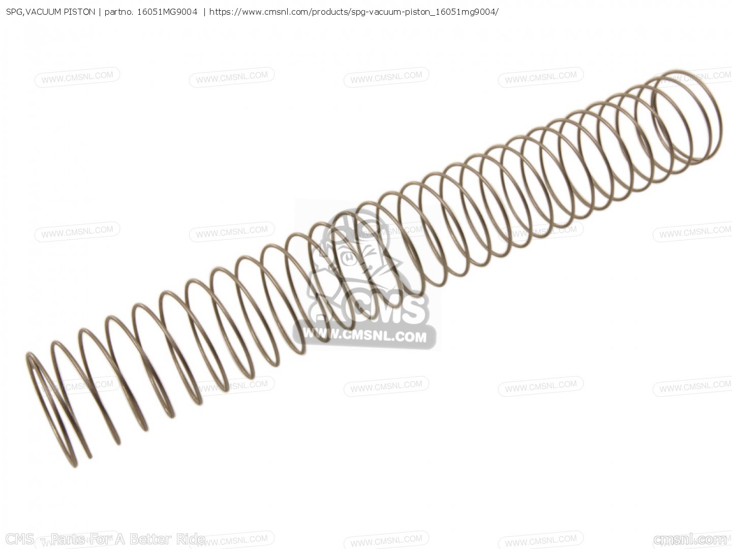 SPG,VACUUM PISTON for NV600C STEED 1994 (R) KOREA / KPH - order at CMSNL
