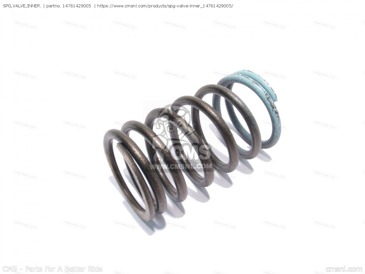 14761429005: SPG,VALVE,INNER. Honda - buy the 14761-429-005 at CMSNL