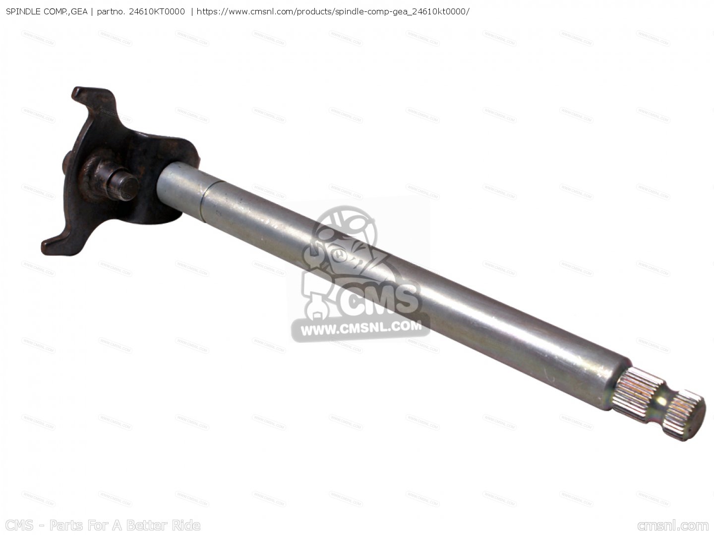 24610KT0000: SPINDLE COMP.,GEA Honda - buy the 24610-KT0-000 at CMSNL