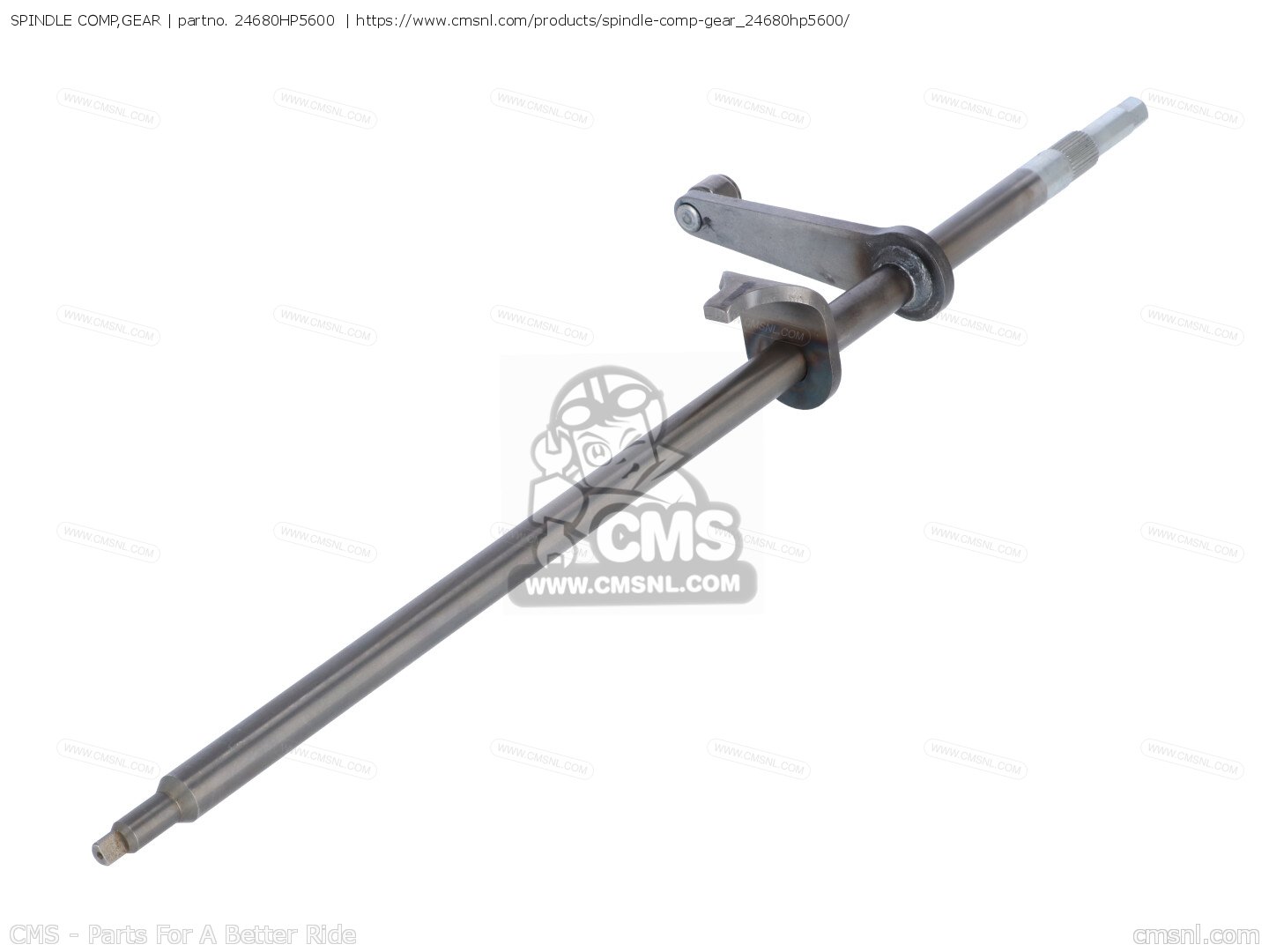 24680HP5600: SPINDLE COMP,GEAR Honda - buy the 24680-HP5-600 at CMSNL