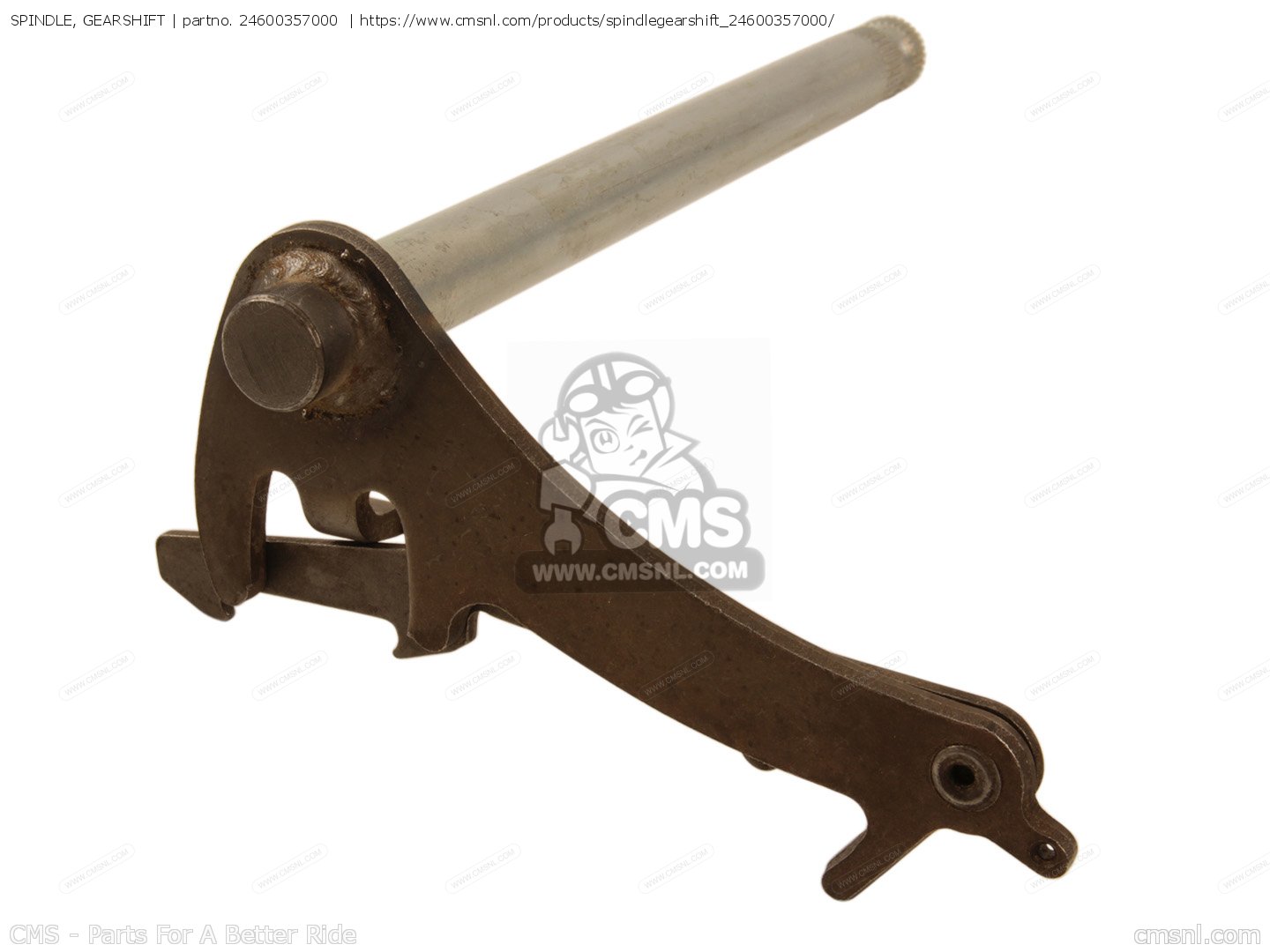 24600357000: SPINDLE, GEARSHIFT Honda - buy the 24600-357-000 at CMSNL