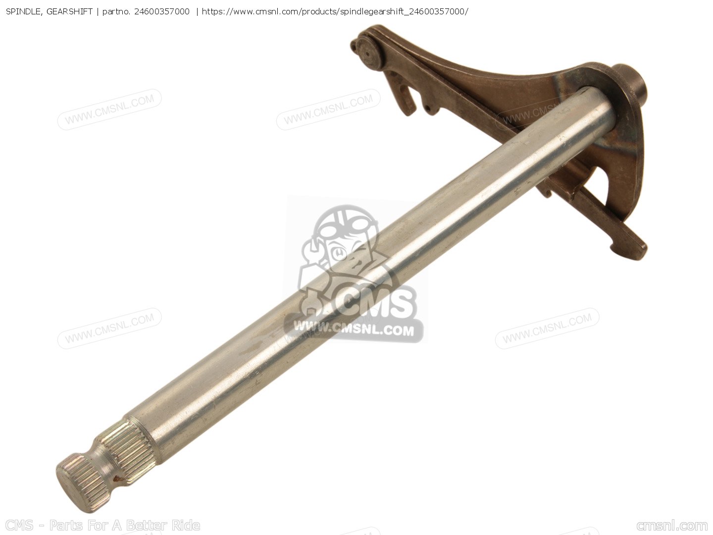 24600357000: SPINDLE, GEARSHIFT Honda - buy the 24600-357-000 at CMSNL