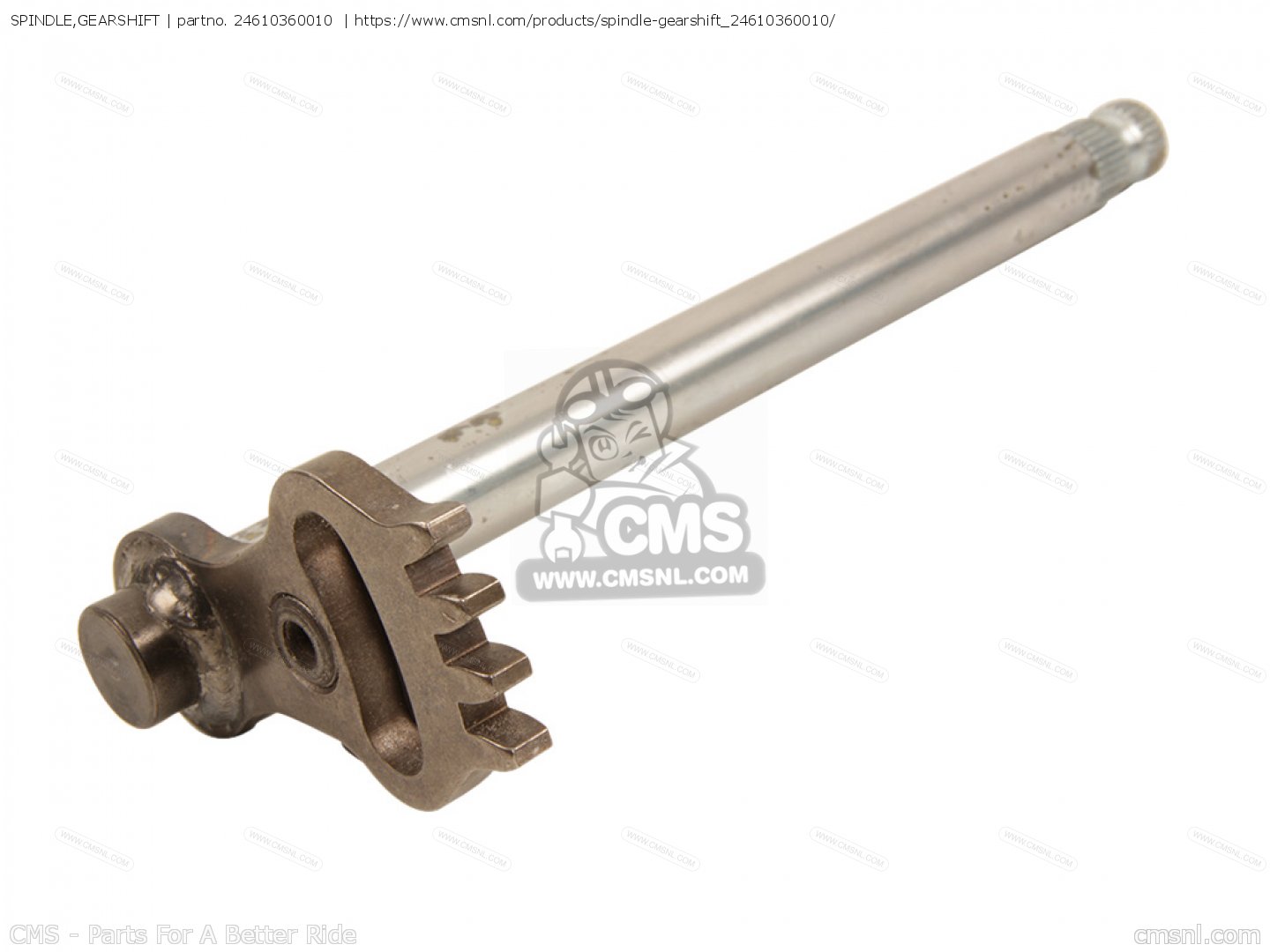 24610360010：SPINDLE,GEARSHIFT Honda - CMSNLで24610-360-010を購入する。